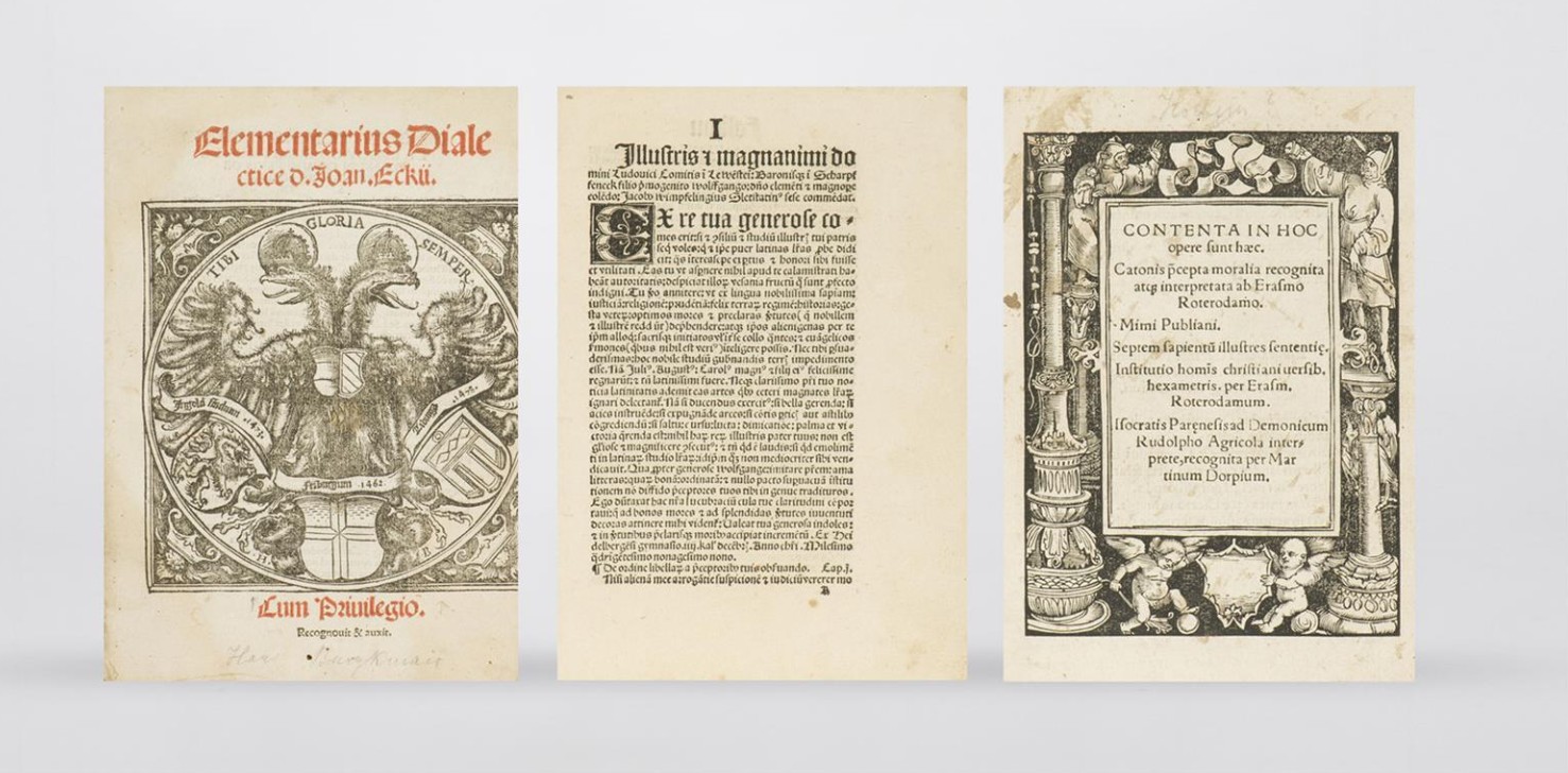 Expertise livres anciens Michel Convert -Pièces humanistes XVIe